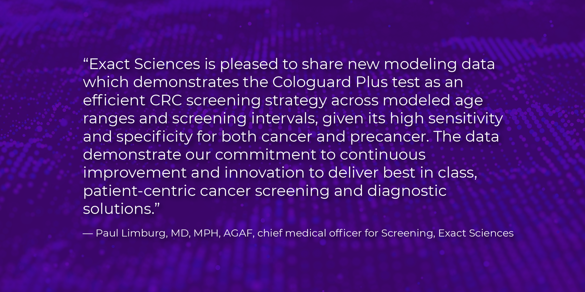 Exact Sciences Presents Multiple Studies at ACG 2024 Demonstrating Leadership | Exact Sciences