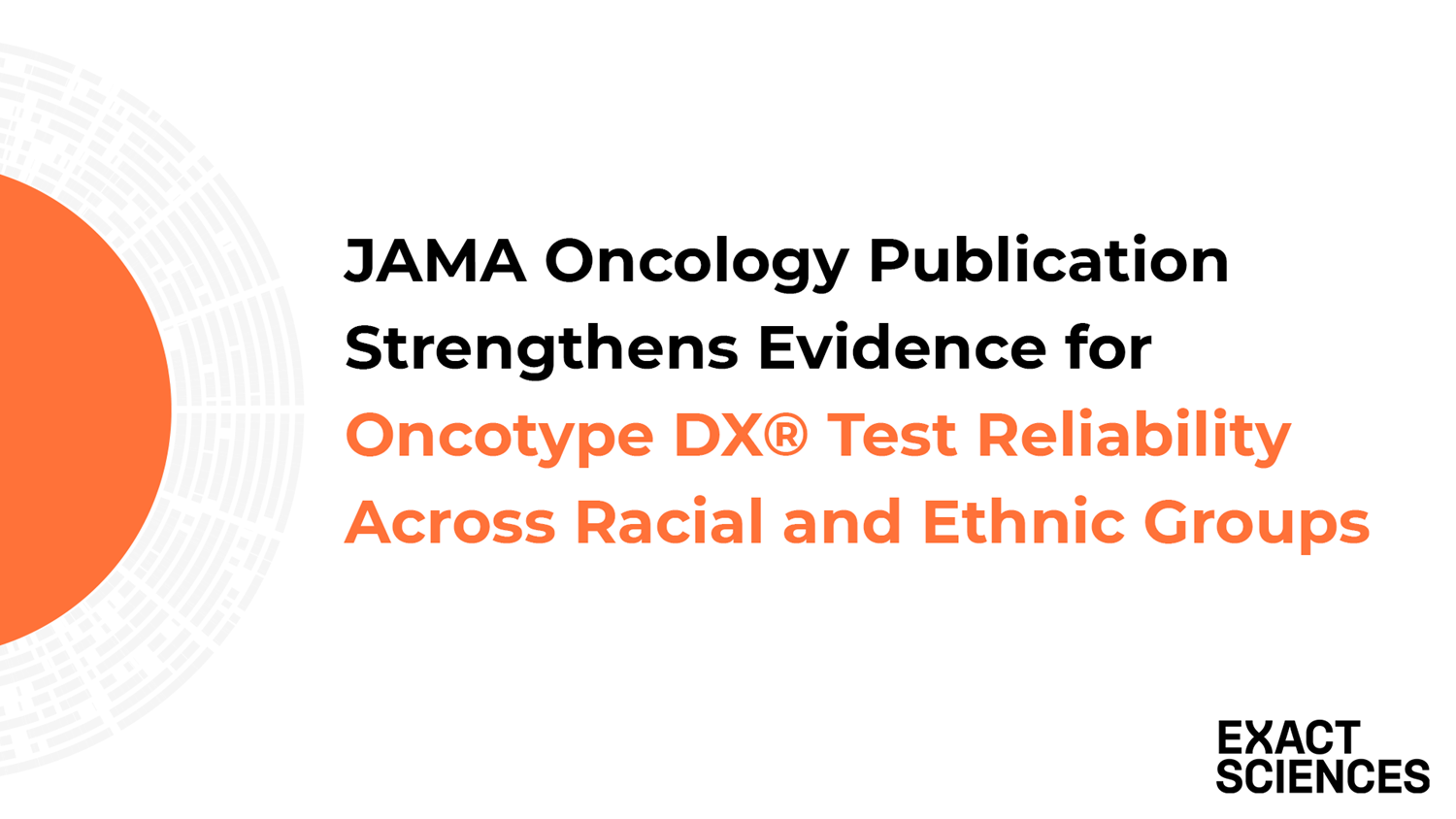 JAMA Oncology Publication Strengthens Evidence for Oncotype DX Test ...